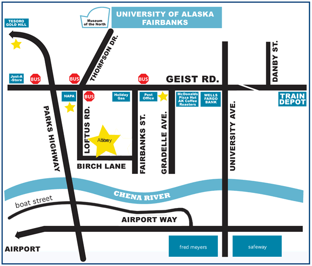Abbey Archway Inn Fairbanks Alaska located minutes from UAF university ...